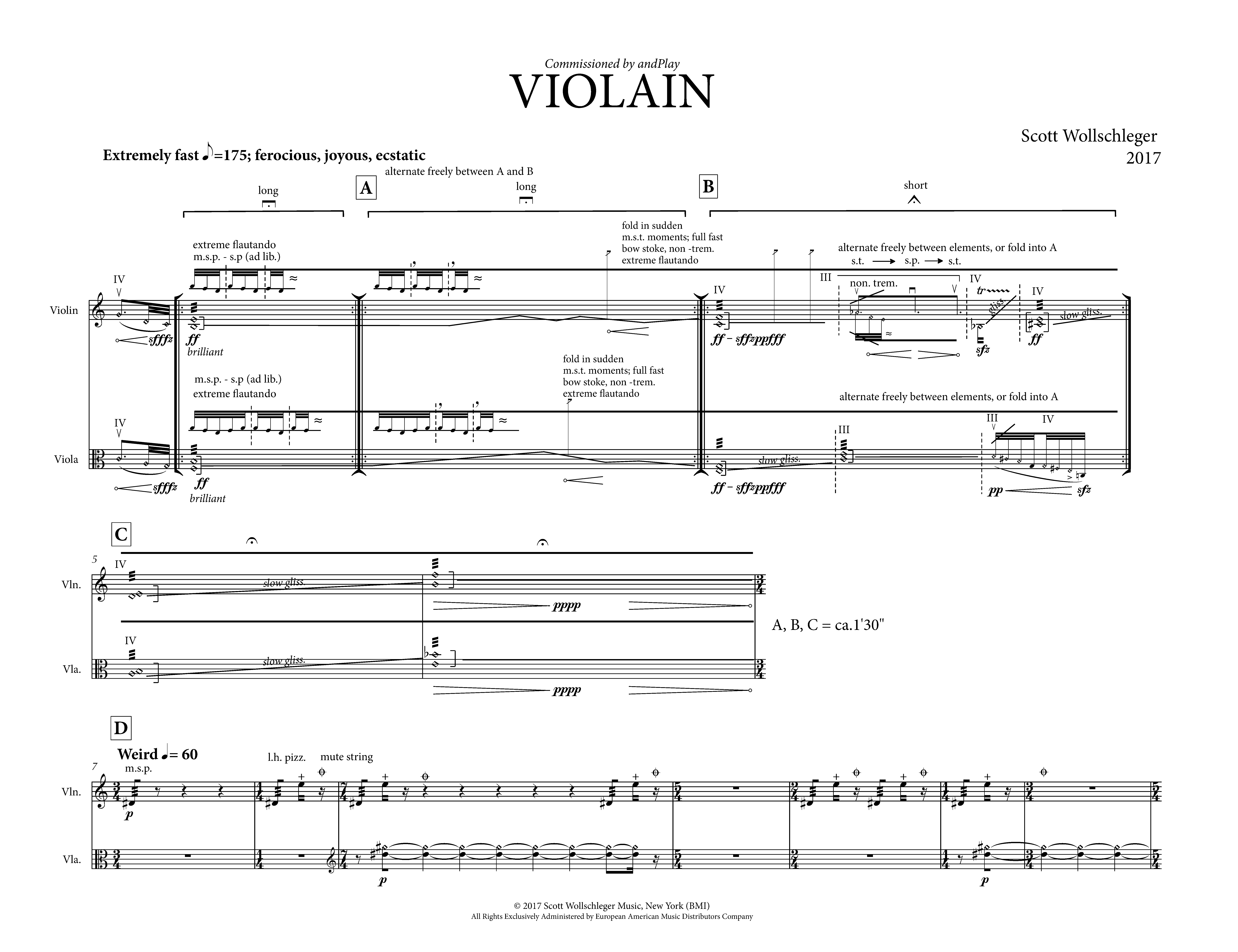 PSNY: Scott Wollschleger - Violain